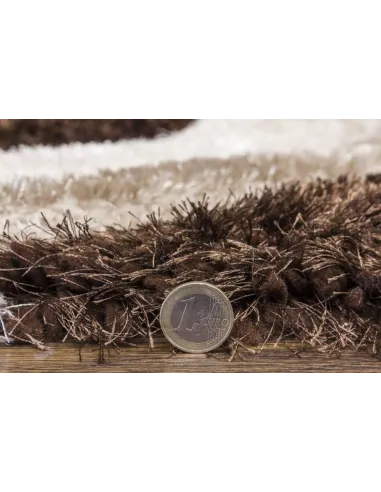 Luxus Cascade 3D Shaggy Rug - Beige