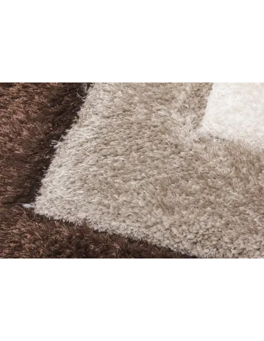 Luxus Cascade 3D Shaggy Rug - Beige