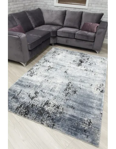 Rococo Shadows Rug - Grey/Black