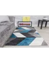 Impulse Chevron Rug - Teal